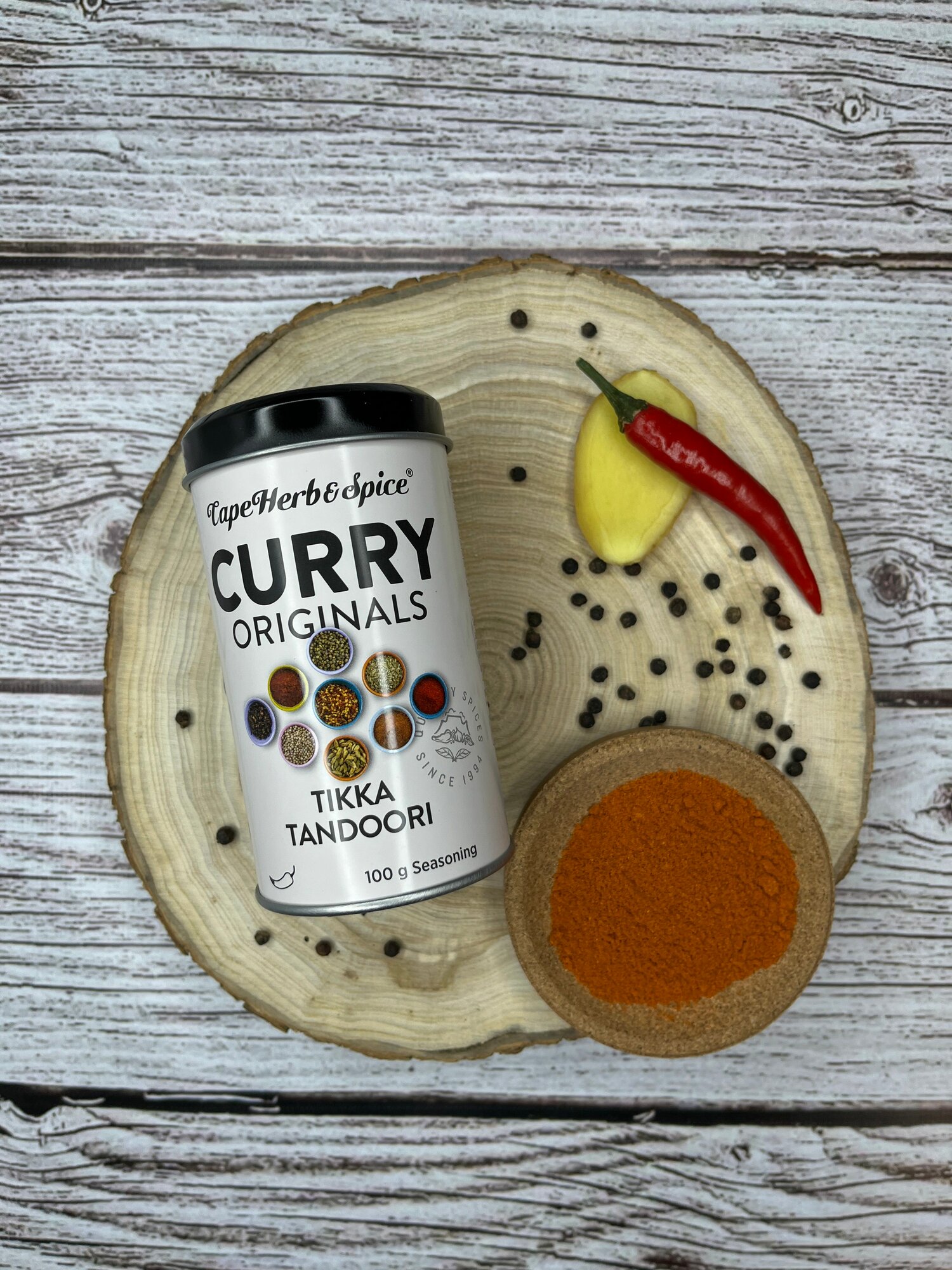 Приправа Тикка Тандори 100г банка-шейкер Cape Herb & Spice, ЮАР