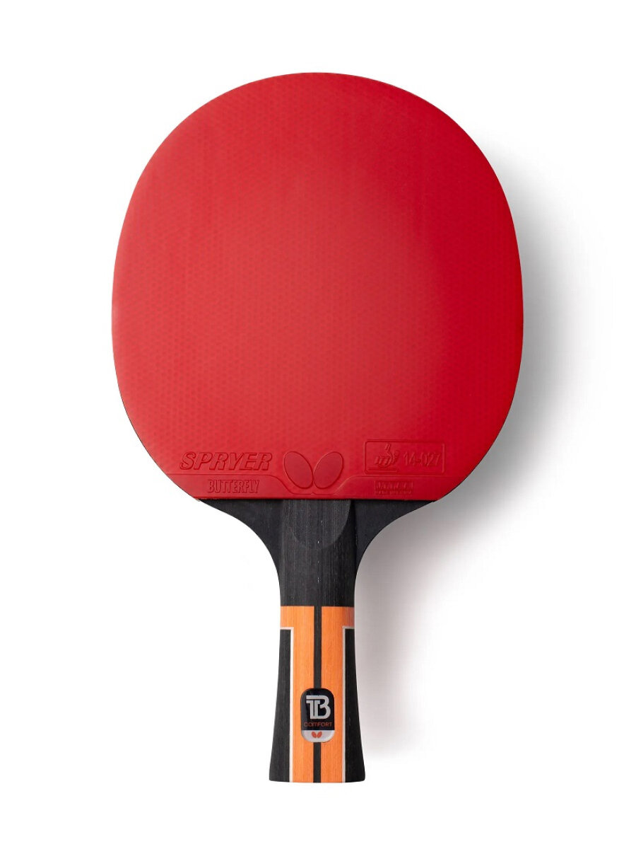 Ракетка для н/тенниса Butterfly Timo Boll Comfort, ручка коническая
