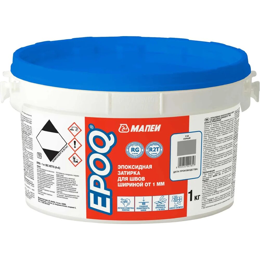 MAPEI EPOQ, мапеи, цвет 112 Серый, 1кг FG01611201