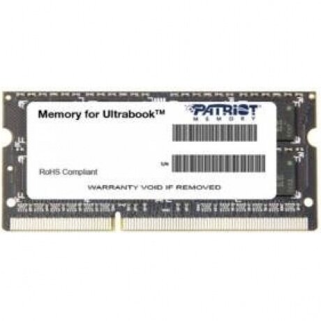 Память SO-DIMM DDR3 Patriot 4Gb 1600MHz (PSD34G1600L2S)