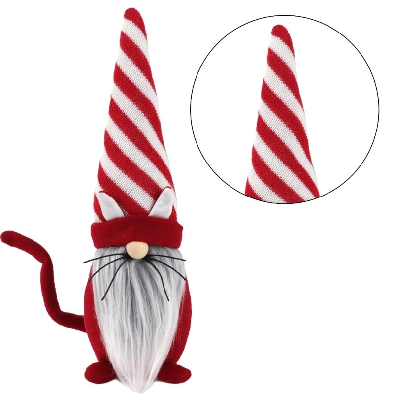 Безликие Куклы Гномы на День Святого Валентина Украшения В Скандинавской Кошачьей Тематике Игрушка