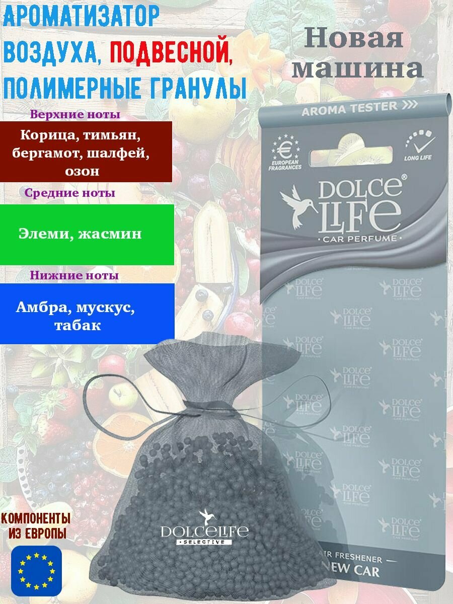 Ароматизатор Tensy, мешочек, основа гранулы, Новая машина
