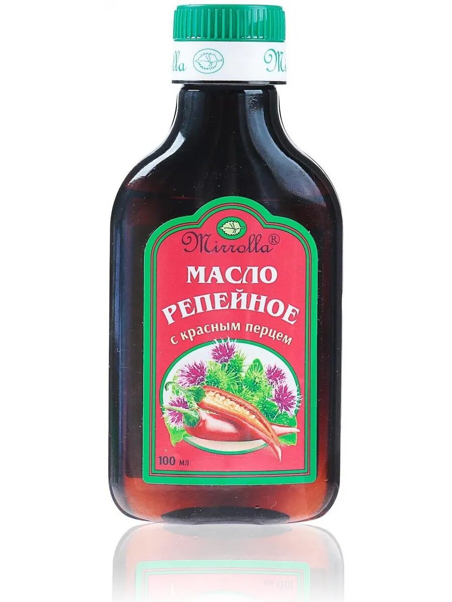 Репейное масло с красным перцем 100мл