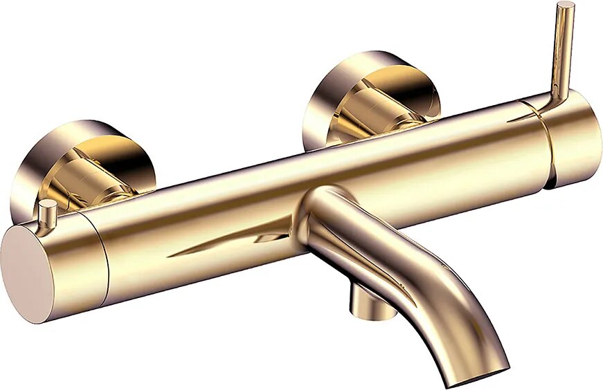 Смеситель для ванны и душа AQUAme Siena AQM6212GG золото