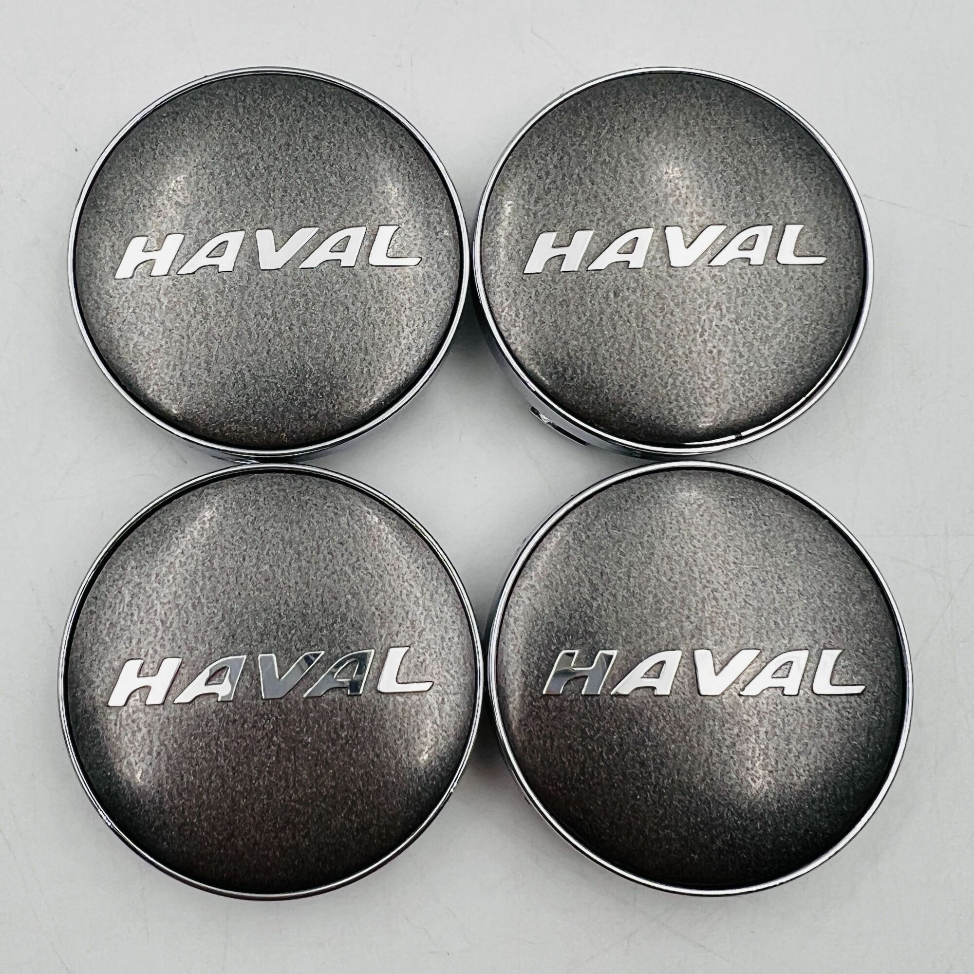 Колпачки заглушки на литые диски с эмблемой 60 мм 4 шт