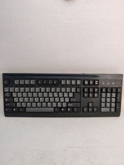 Клавиатура MITSUMI KFK-EA4XT черно-серая PS/2