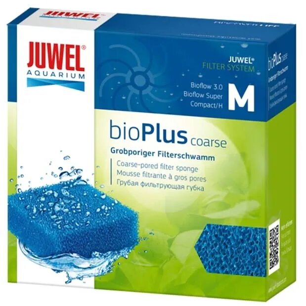 Juwel губка крупнопористая Bio Plus Coarse для фильтра Bioflow 3.0/Compact/M