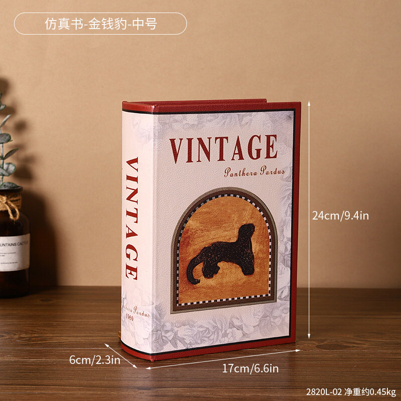 Имитация книги, модель книги для декора в кабинете, офисе, книжной полке, винтажная декоративная книга, реквизит для фотографии, ремесленная демонстрация