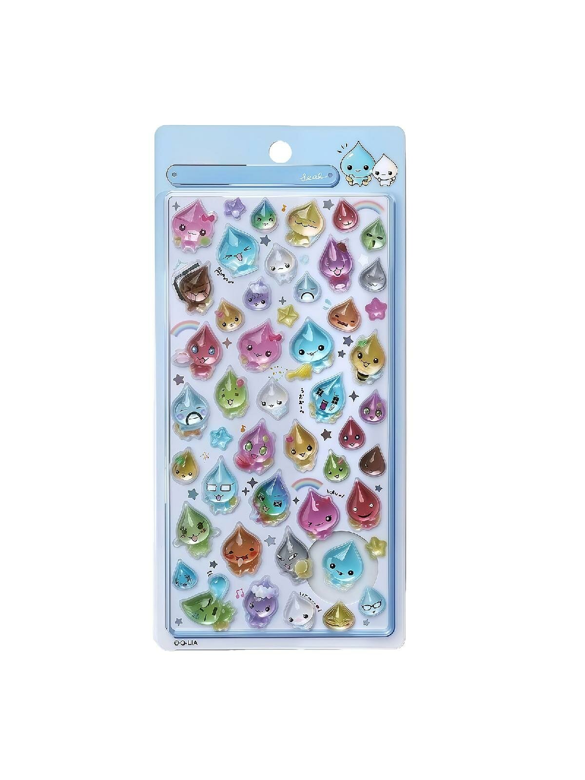 3D-листы с пухлыми наклейками, декоративная наклейка, милая маленькая наклейка для детей и взрослых