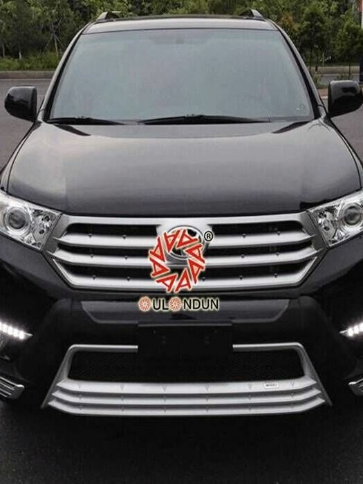 Высокая яркость белые светодиодные дневные ходовые огни для Toyota Highlander 2012-2014 модель, одиночный комплект