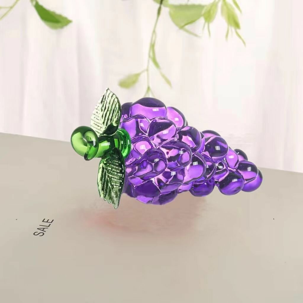 Очень привлекательное искусственное украшение в виде виноградного плода, поднос для фруктов для гостиной, тумбы под телевизор, декор для офисного стола, легкий роскошный и простой стиль.