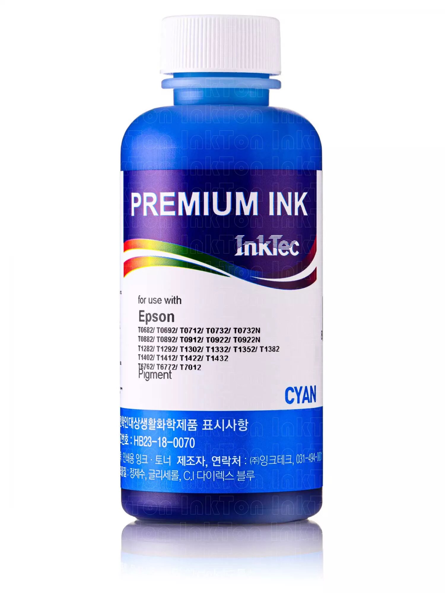 Чернила, краска для заправки картриджа Epson T0732, 100 мл, голубые