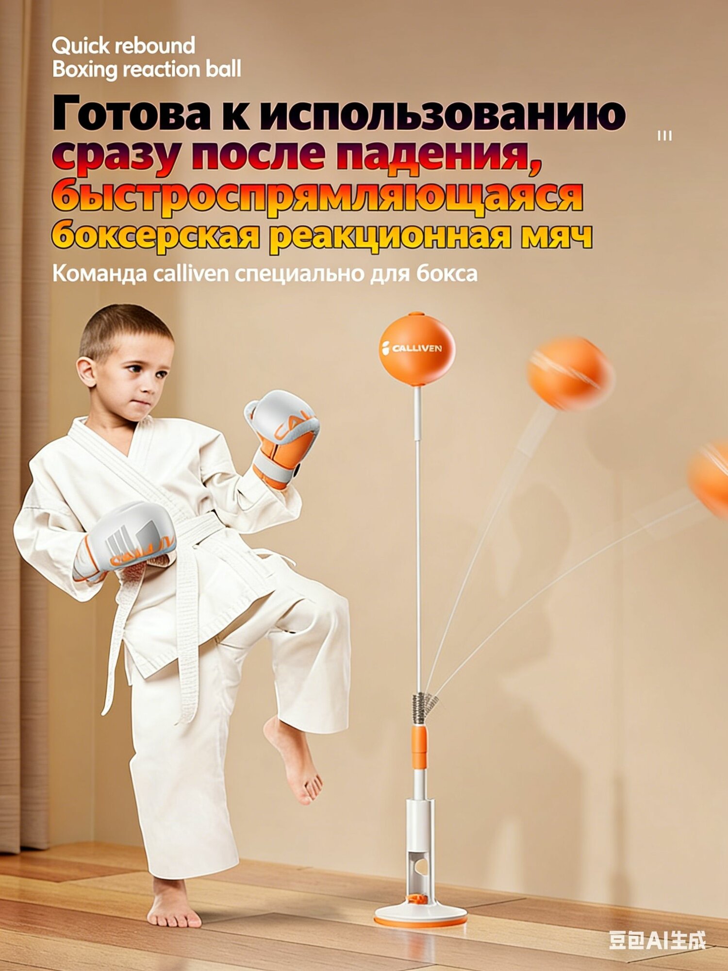 Скоростная боксерская груша для взрослых и детей, напольный тренажер для дома, реактивный мяч с перчатками