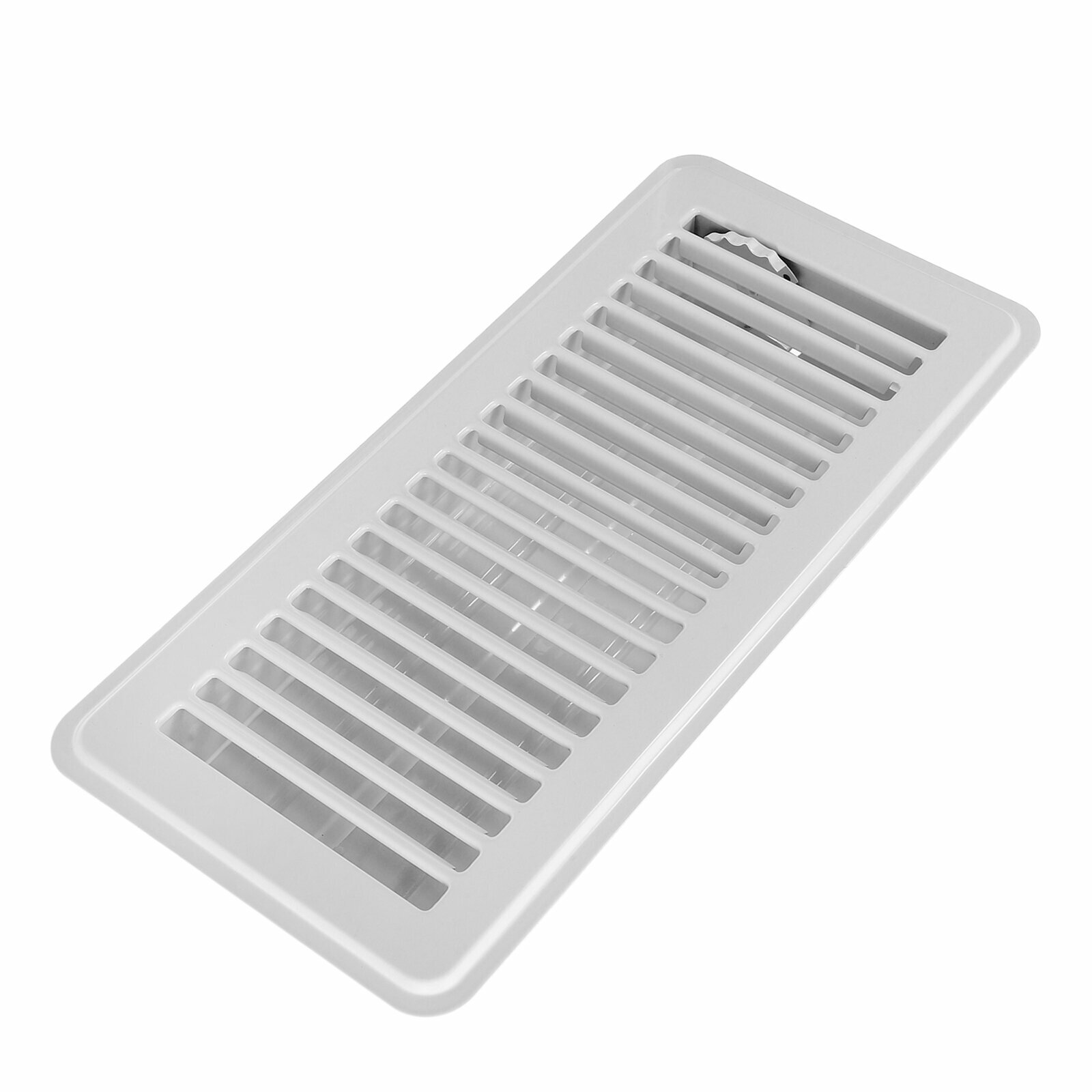 Металлическая белая крышка напольного воздуховода для вентиляции и отопления