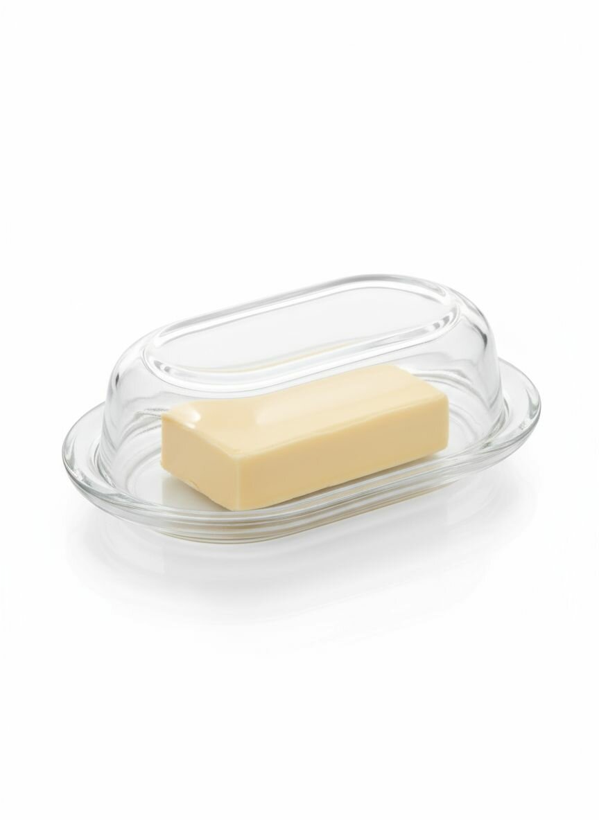 Масленка стеклянная VERLA