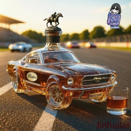 Бутылка виски в виде полицейской машины, бутылка виски Mustang