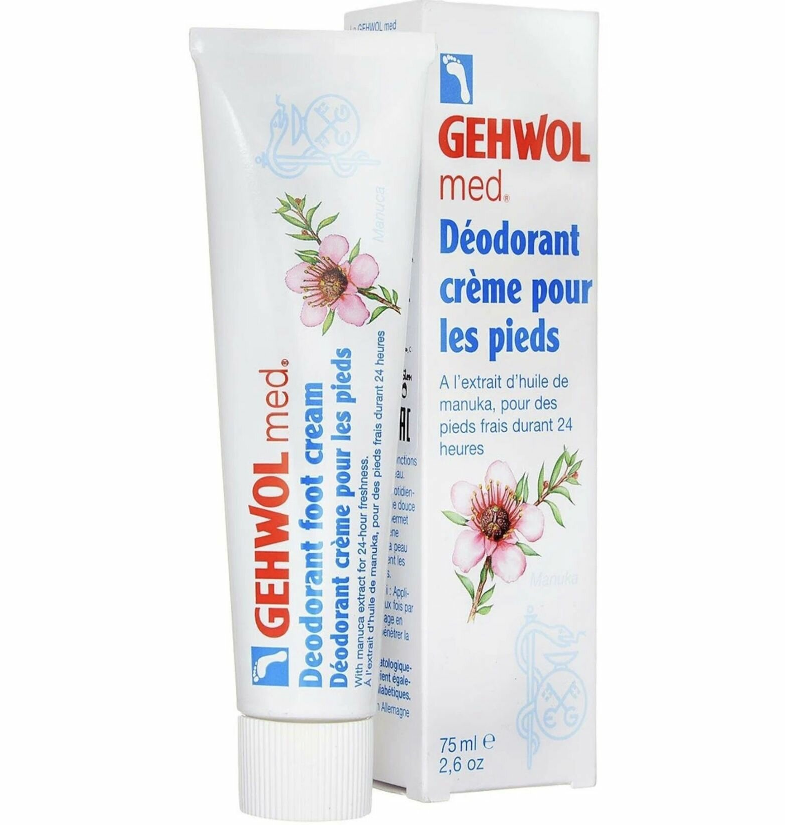 Gehwol Med Deodorant foot cream - Крем-дезодорант для ног 75 мл