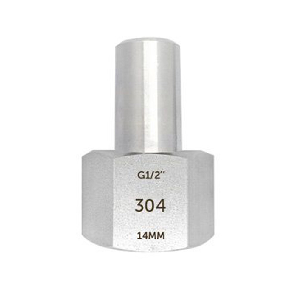 Ниппель приварной с накидной гайкой Росма Ру400, нержавеющая сталь, внутренняя резьба G1/2″