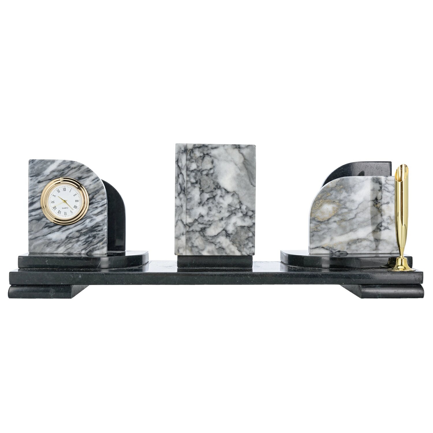 0053720/0003 Нат. камень Письменный прибор 320*100*110