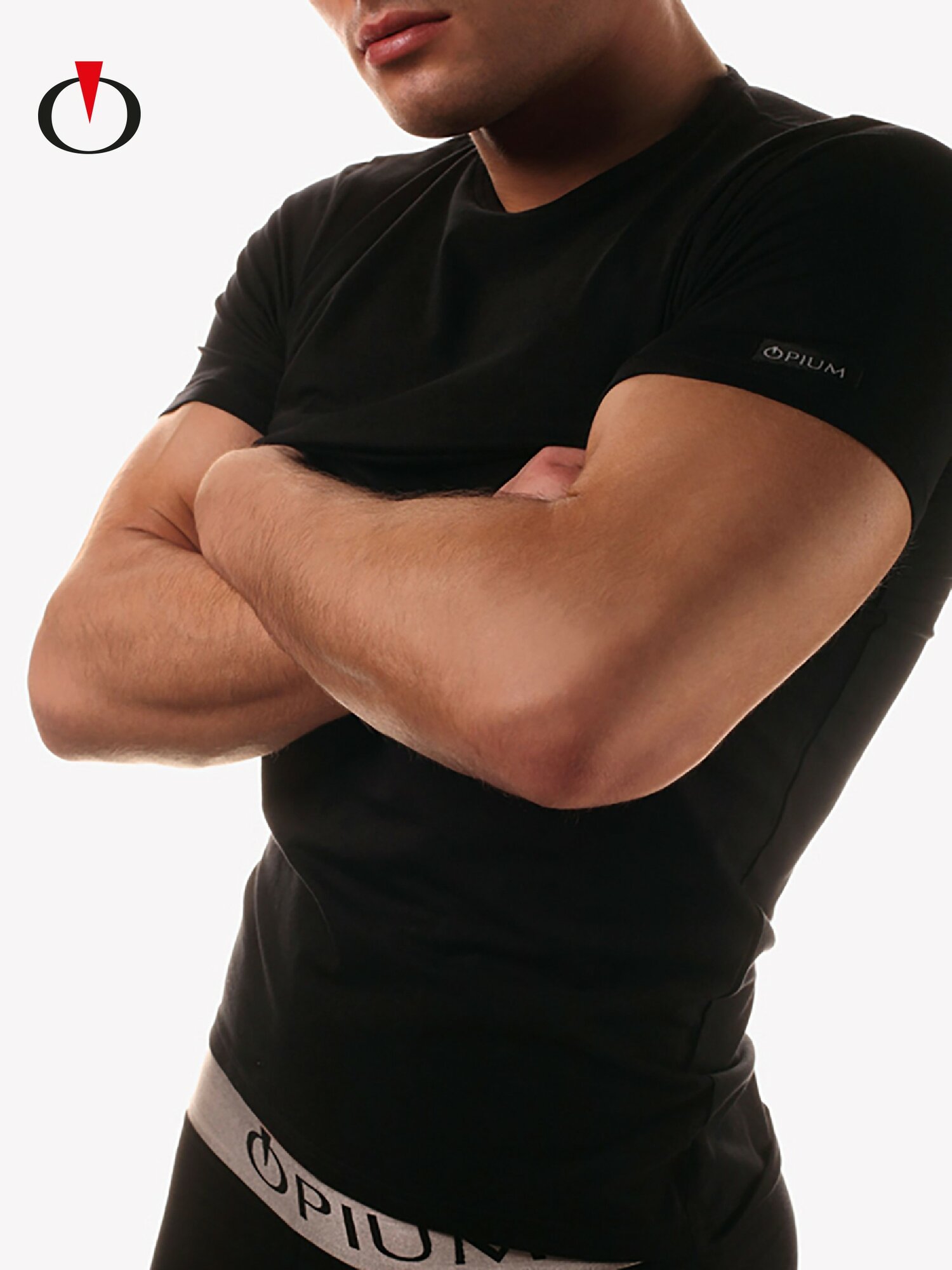 Футболка мужская хлопковая черная