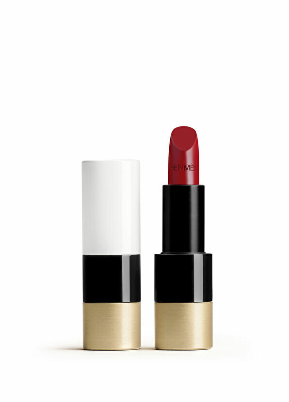 Помада HERMÈS Rouge Hermès Satin 3.5г | Сатиновый финиш и увлажнение | Тон 85 Rouge H
