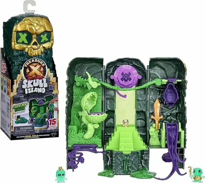 Игровой набор TREASURE X Lost Lands Остров Черепа Болотная башня 15 уровней приключений. Преодолейте