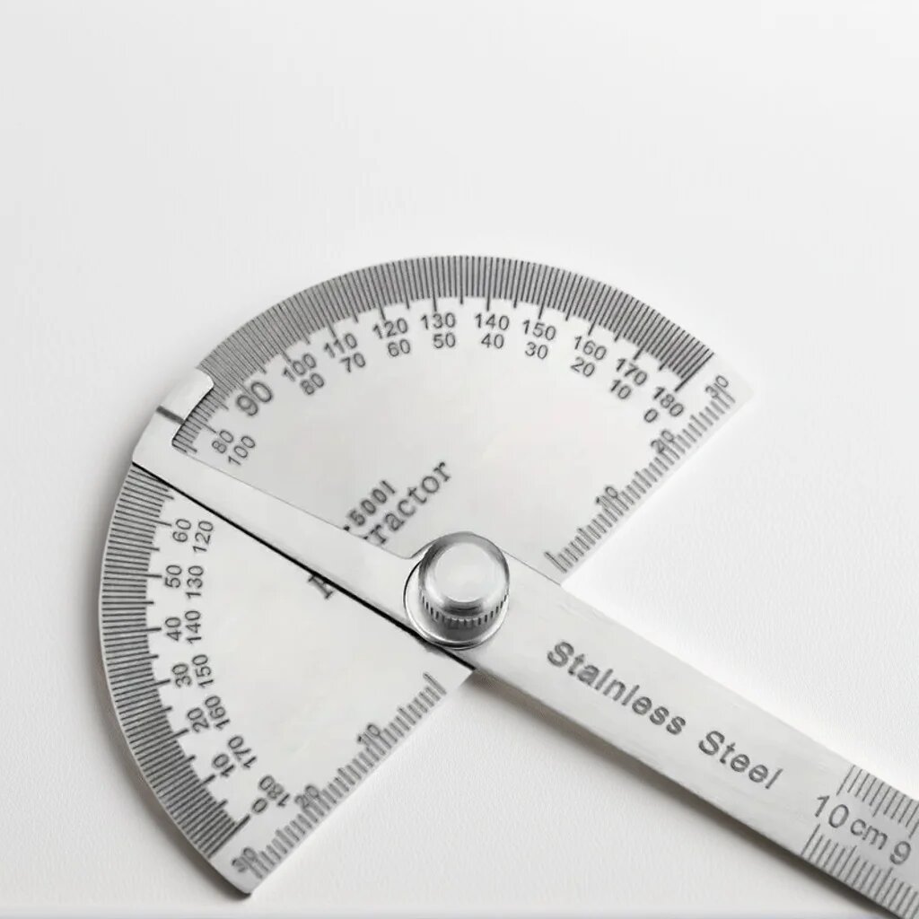 XMSJ Стальной транспортир 180 градусов