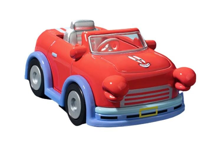 POP MART Спутинкайтинг Кар СпонджБоб Мистические боксы, Confirmed-Crab Boss Convertible (Open), multicolor