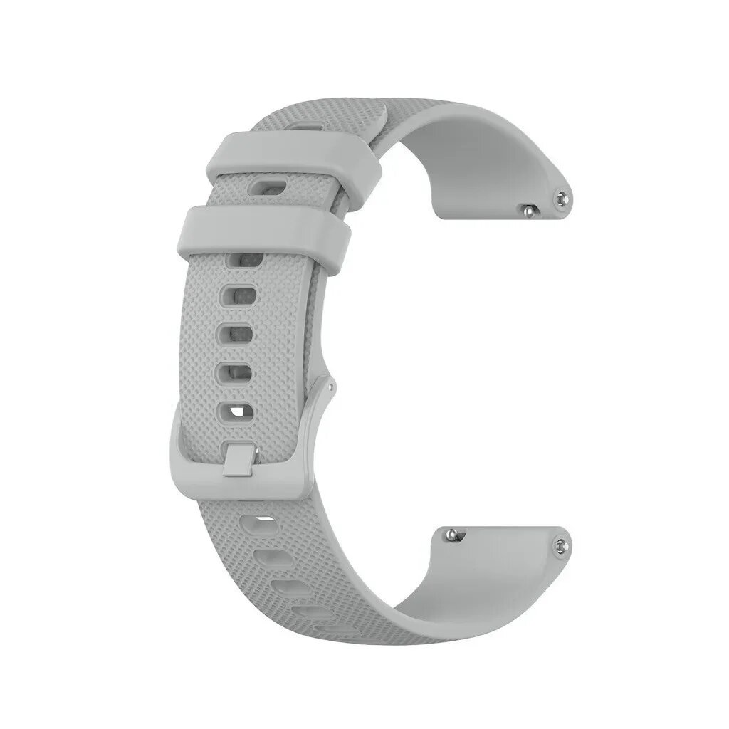 Серый силиконовый ремешок 18 мм для Garmin