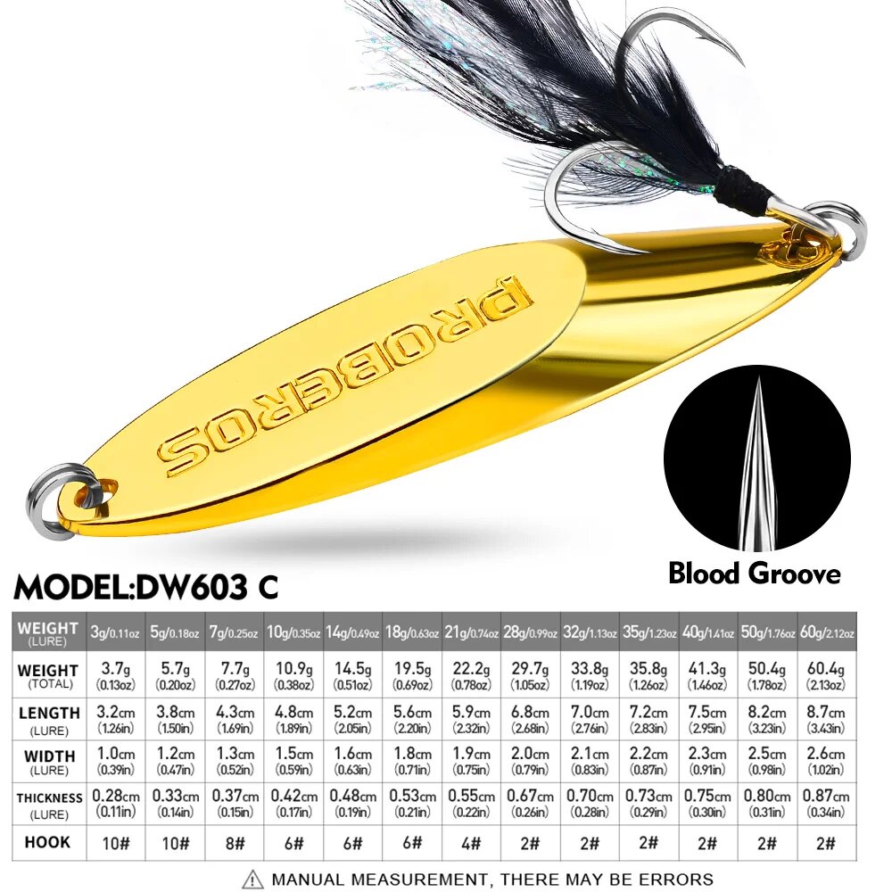 Проberos лодка для рыбалки 32-87 мм 3,7-60 г 14g-0.49oz, Color C
