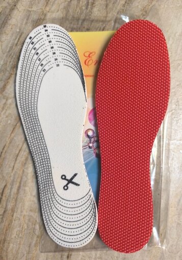 Стельки согревающие АсониЯ "Virgin", ионы серебра, микросферы, 32-36 размер, красные