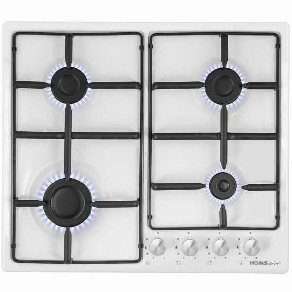 Встраиваемая газовая панель независимая HOMSAir HGE643GWH