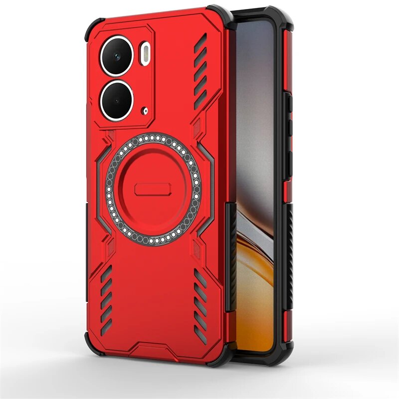 Красный противоударный чехол для Realme P3