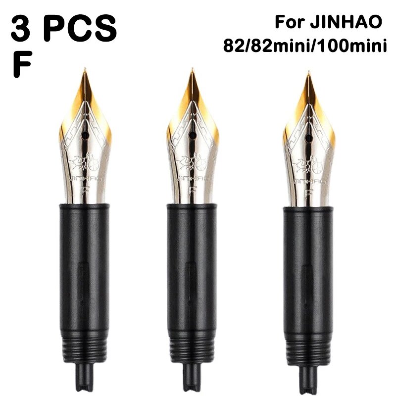 JINHAO заменяемое перо для перьевых ручек 3 PCS NO.26 F Nibs
