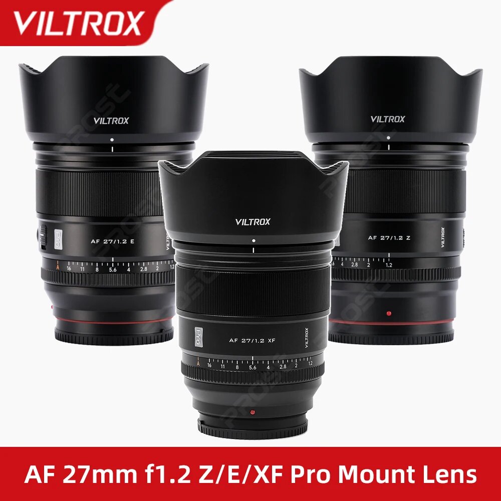 VILTROX 27 мм F1.2 Pro Объектив для беззеркальных камер APS-C Никон З
