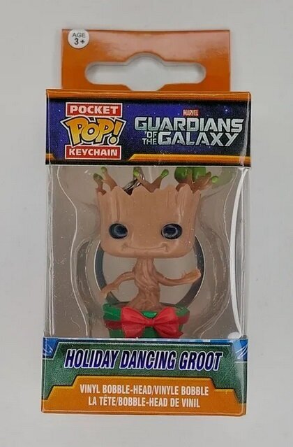 Брелок keychain Грут Танцующий Холидей Dancing Groot Holiday из фильма Стражи Галактики