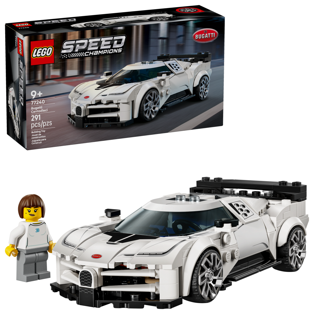 Конструктор LEGO Speed Champions Bugatti Centrodieci 77240, 291 деталь, от 9 лет