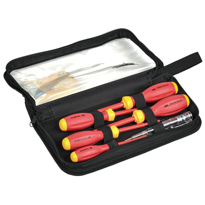 ARMA2L 3 Набор отверток диэлектрических K3 6шт, IEK A2L3-NS30-K3-06 (1 компл)