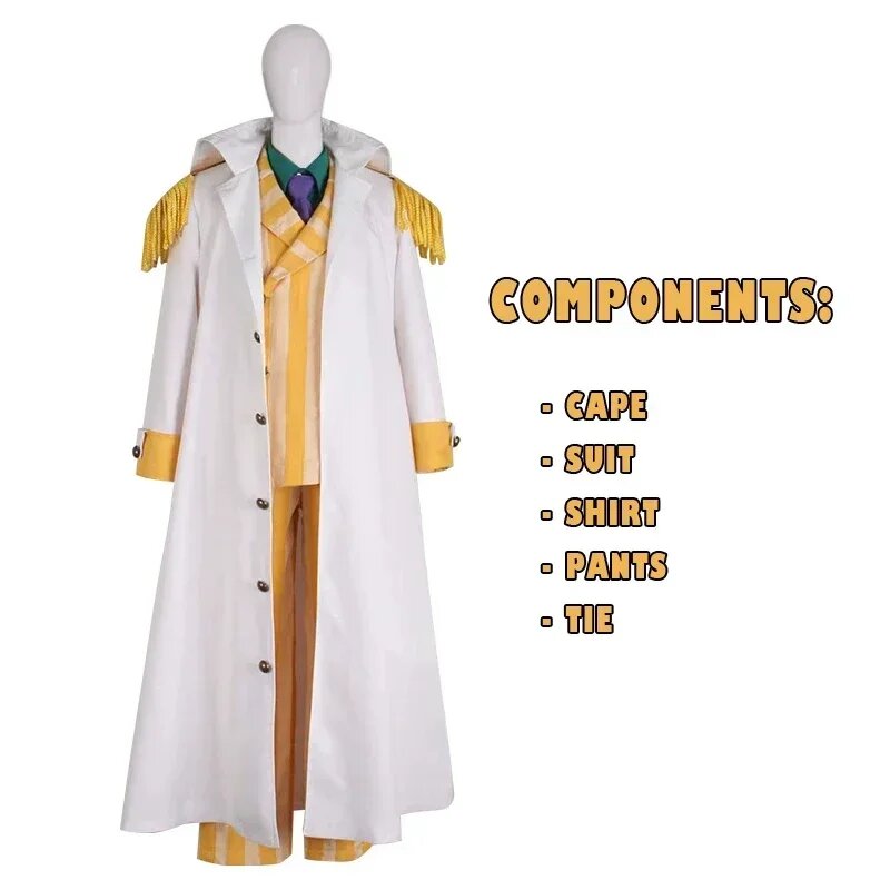 Косплей костюм Кпрасуоян Борсалино из аниме One Piece для мужчин XL, Costume Set