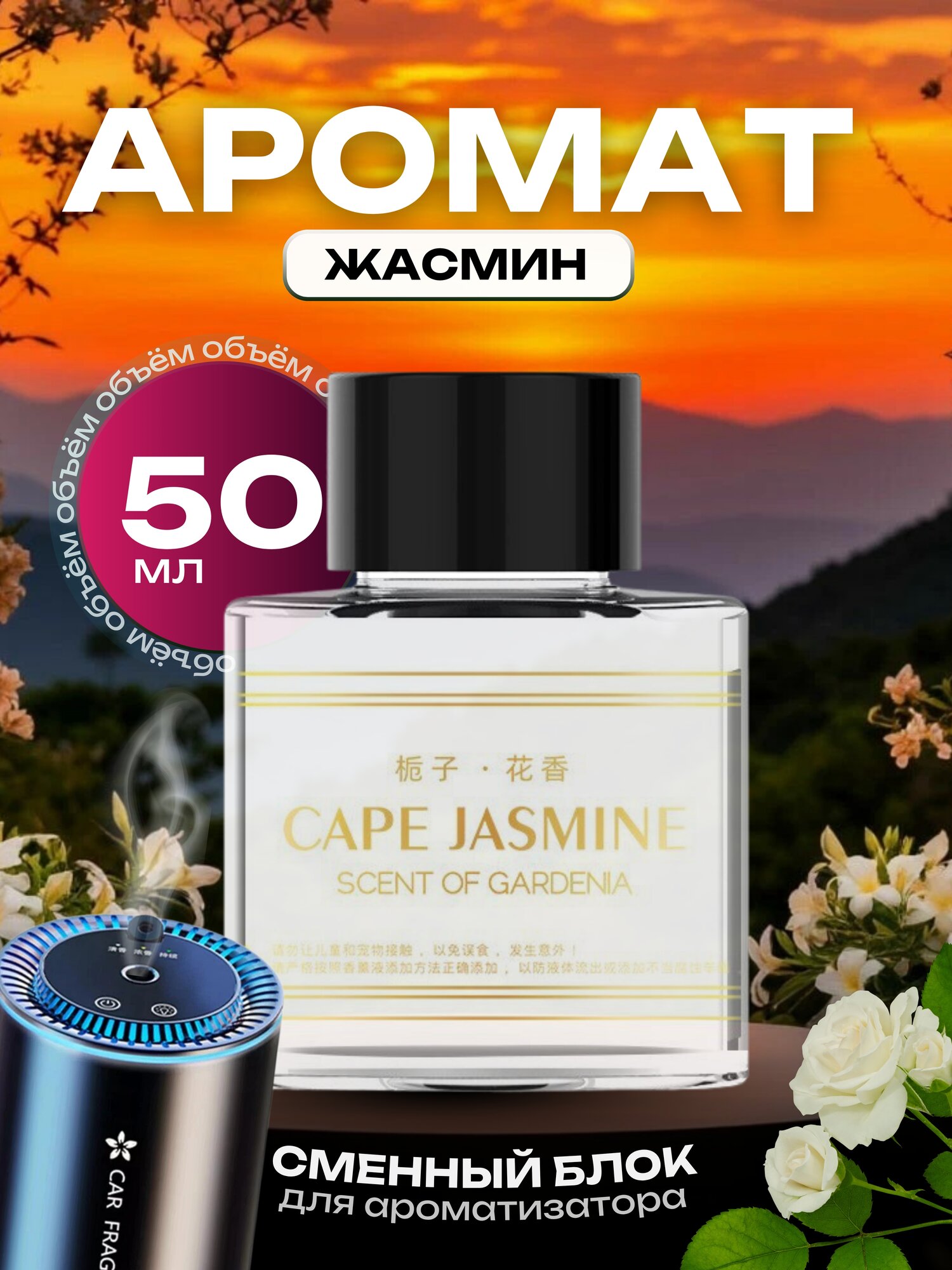 Ароматизатор в машину сменный флакон