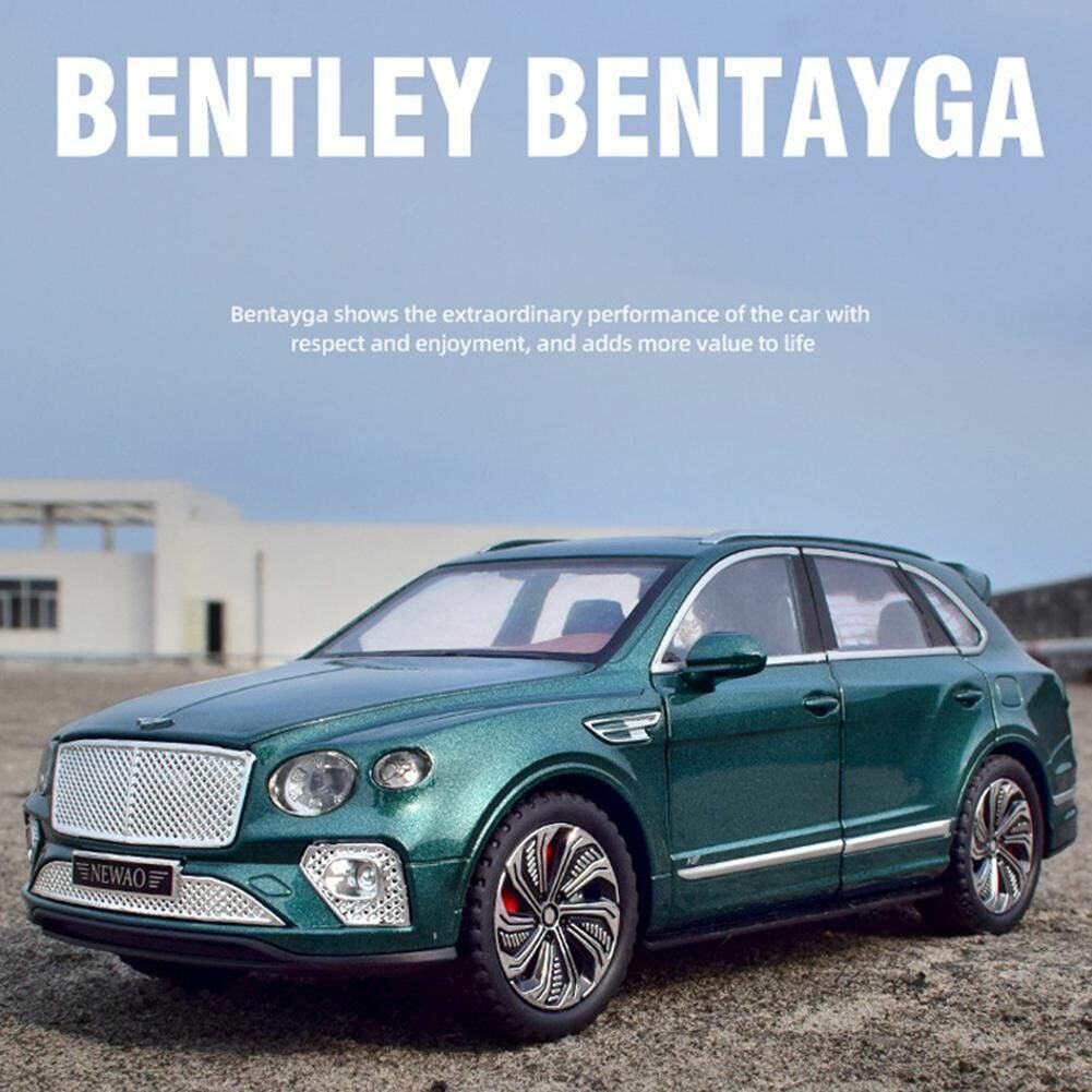 Коллекционная модель Бентли Bentley Bentayga 1:24 (металл, свет, звук)