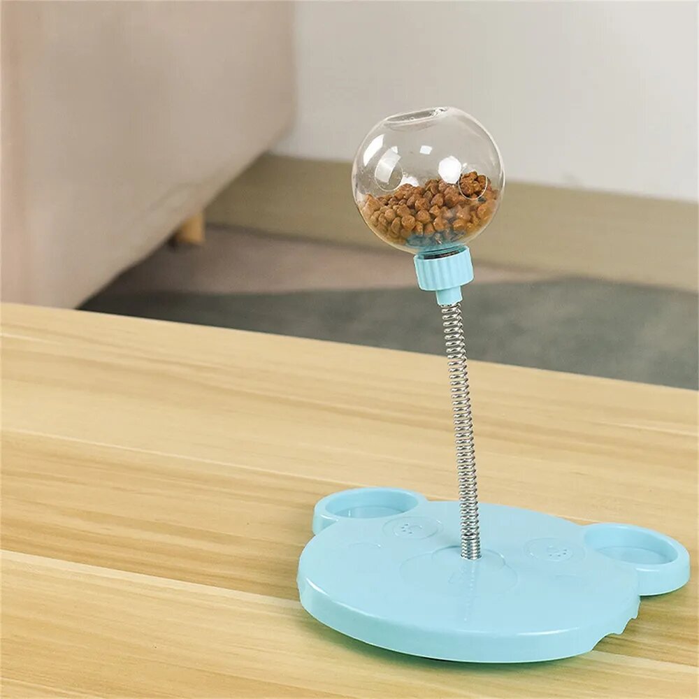 Игрушка головоломка для кошек интерактивная обучающая кормушка дозатор