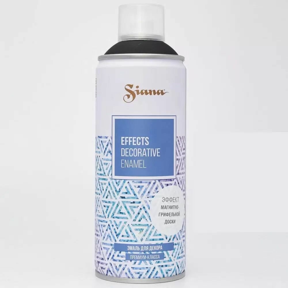 Эмаль для декора Siana Effect магнитно-грифельная доска, аэрозоль, 270 г