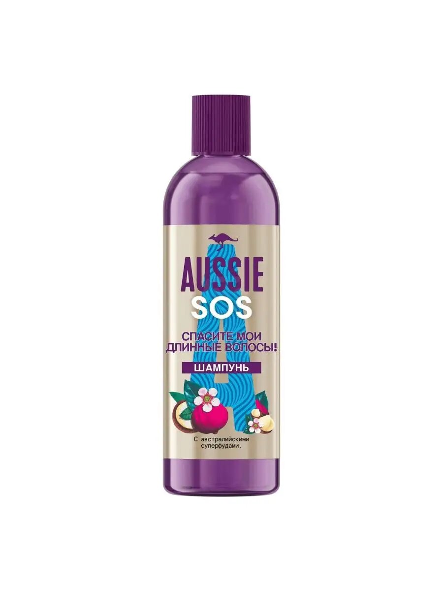 Шампунь Aussie Sos с австралийскими суперфудами для поврежде