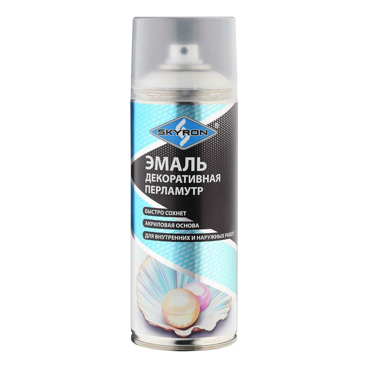 SKYRON Эмаль декоративная перламутр белая SR-80001