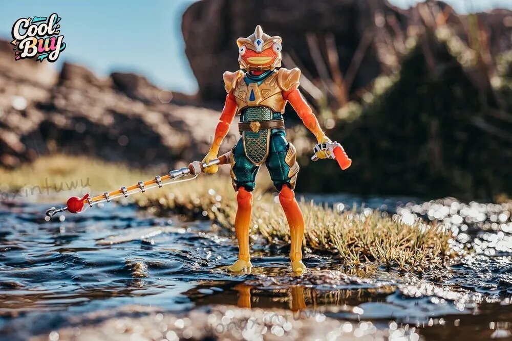 Фигурка Fortnite Atlantean Fishstick (Атлантеан Фишстик) из пластика, 8 деталей, для мальчиков и девочек — фото 1