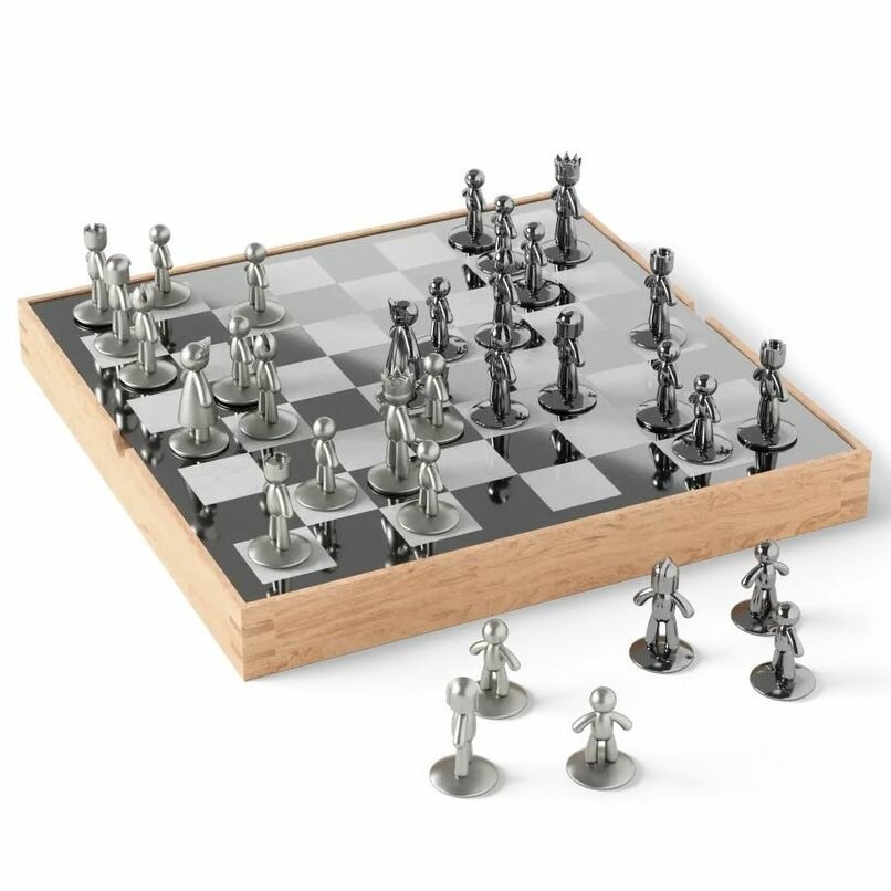 Шахматы Umbra Buddy Chess Set Natural 1005304-390
