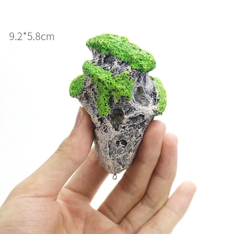 Парящий камень в аквариум / Декор для аквариума / Игрушка для рыбок