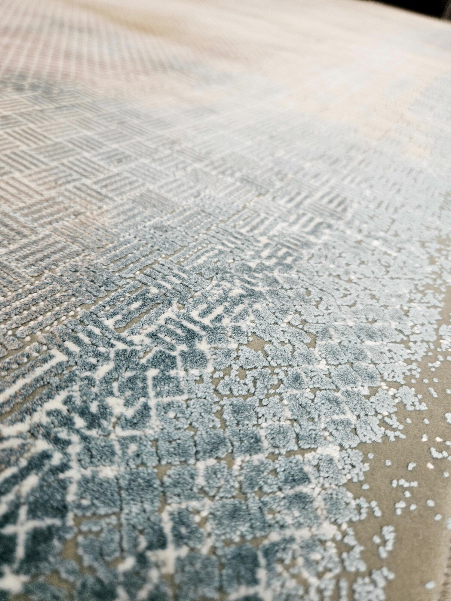 Ковер премиальный иранский высокоплотный, 2.5 на 3.5 м, на пол в спальню, гостиную, 100% хлопок, эвкалиптовый шелк, размер 250 х 350 см