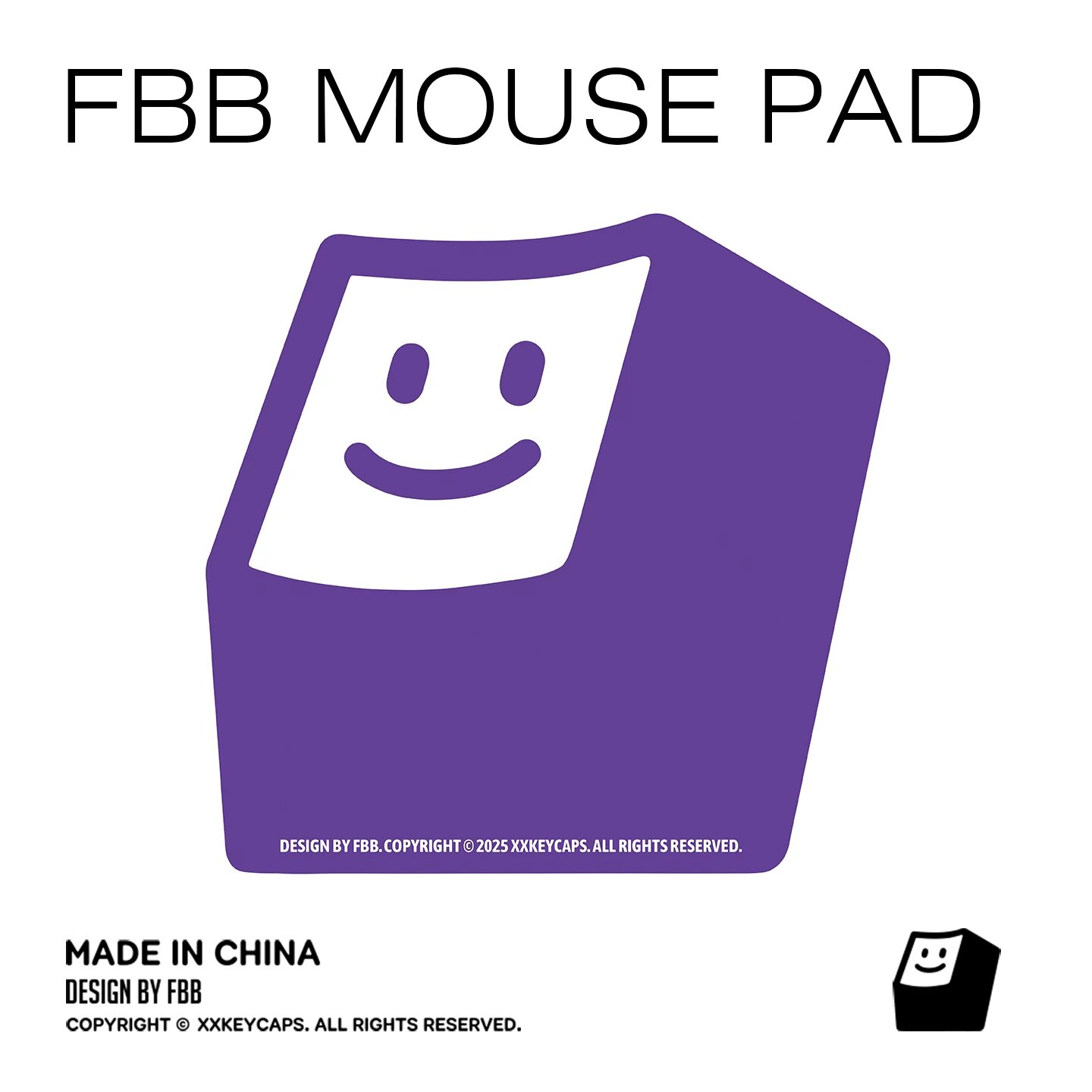 Оригинальные кейкапы FBB, специальные фигурные кейкапы, коврик для стола, утолщенный коврик для мыши с краевым